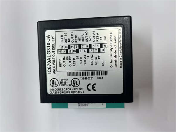IC670ALG310 GE模块 – 深圳长欣自动化设备有限公司