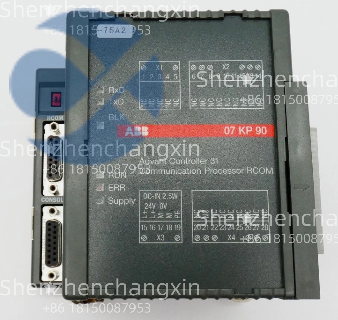 ABB 07KP90 | ABB AC 800M 控制器主处理器单元（带 4 MB 程序内存） – 深圳长欣自动化设备有限公司